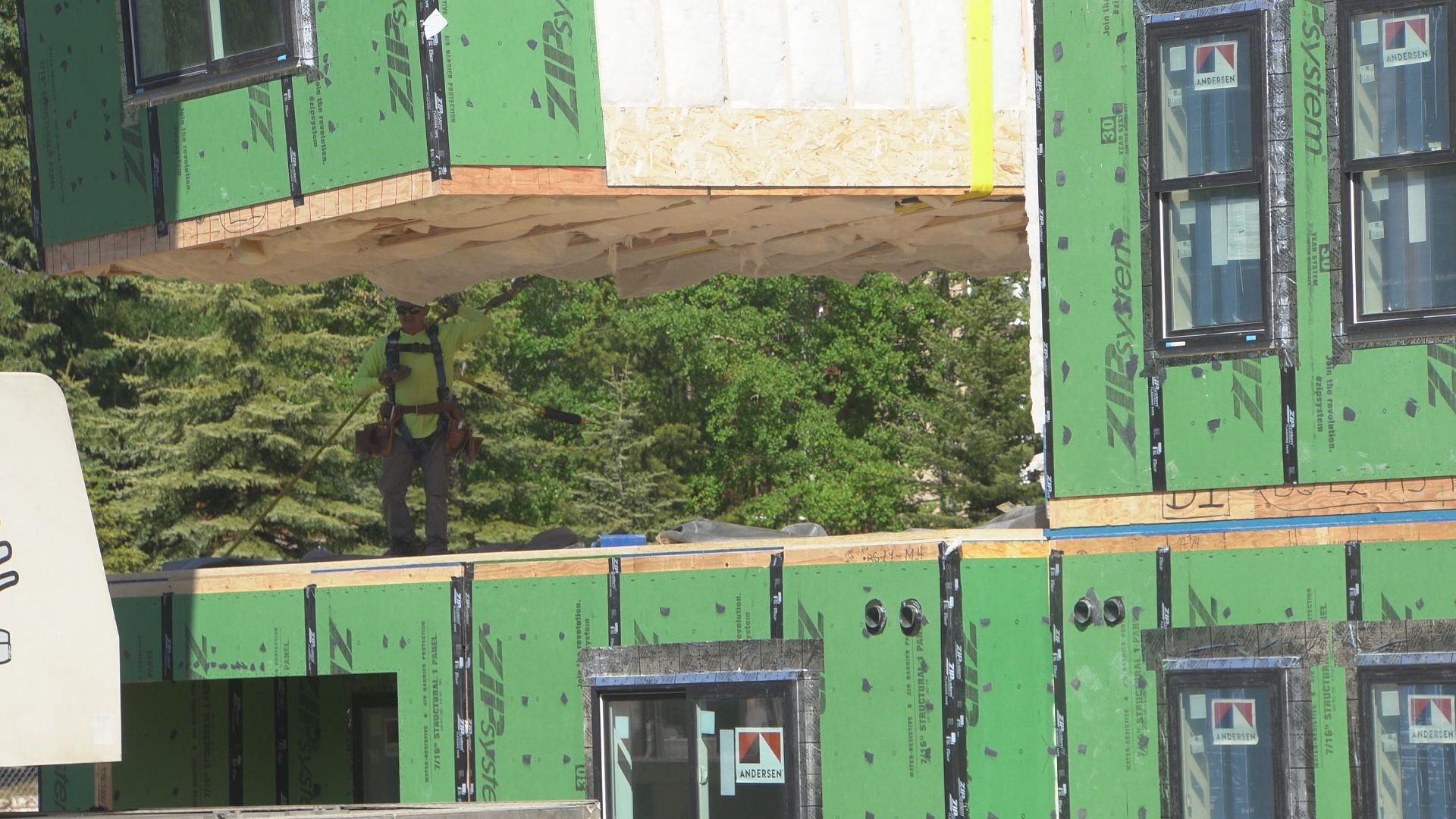 New affordable apartment complex built from modular blocks | 9news.com