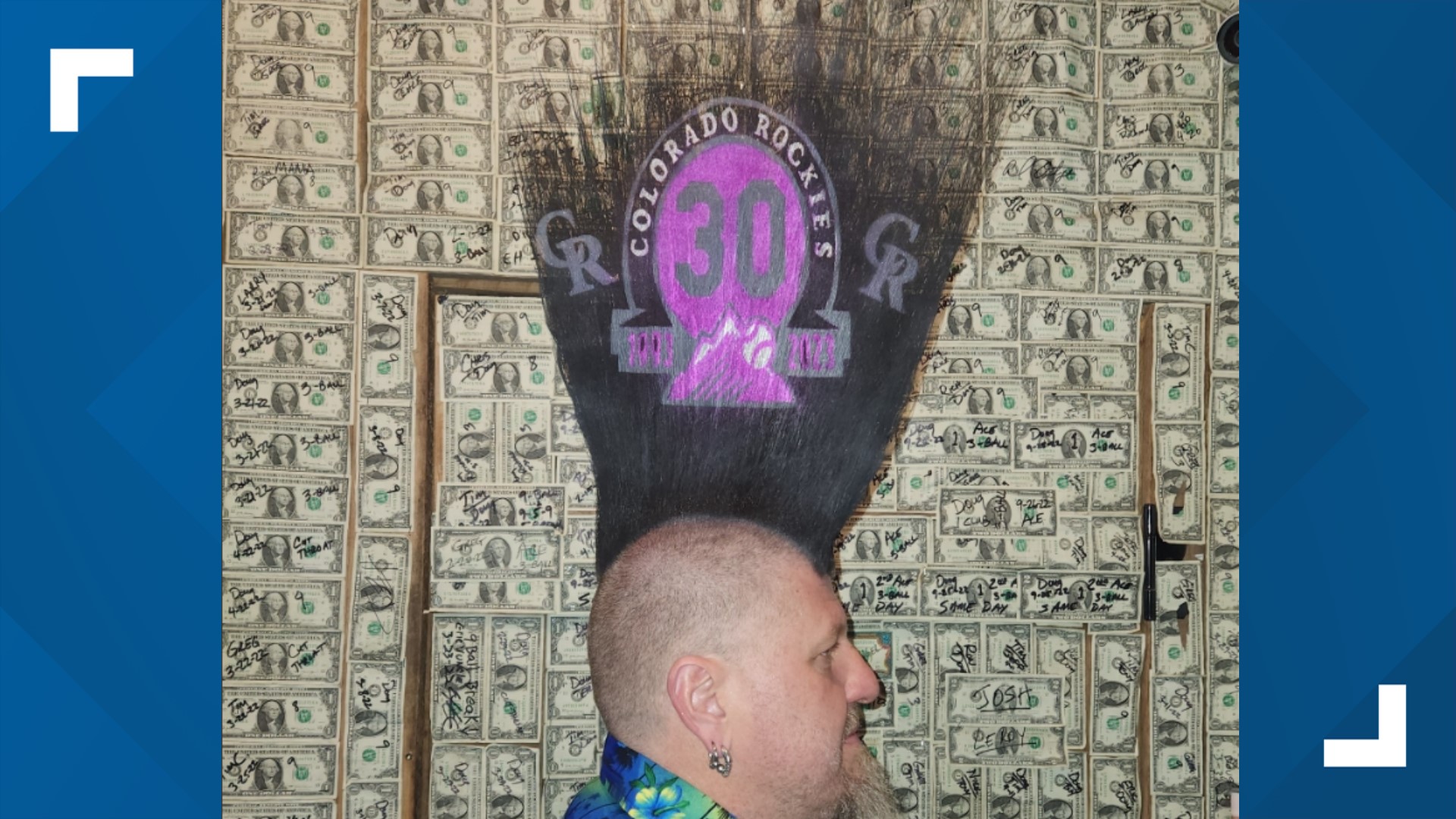 'Mile High Mohawk' helps bar owner cheer on Nuggets in style | 9news.com