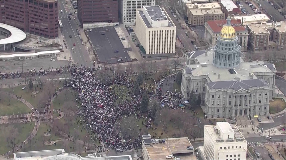 'Hands Off!' rallies in Colorado protest against Trump, Musk | 9news.com