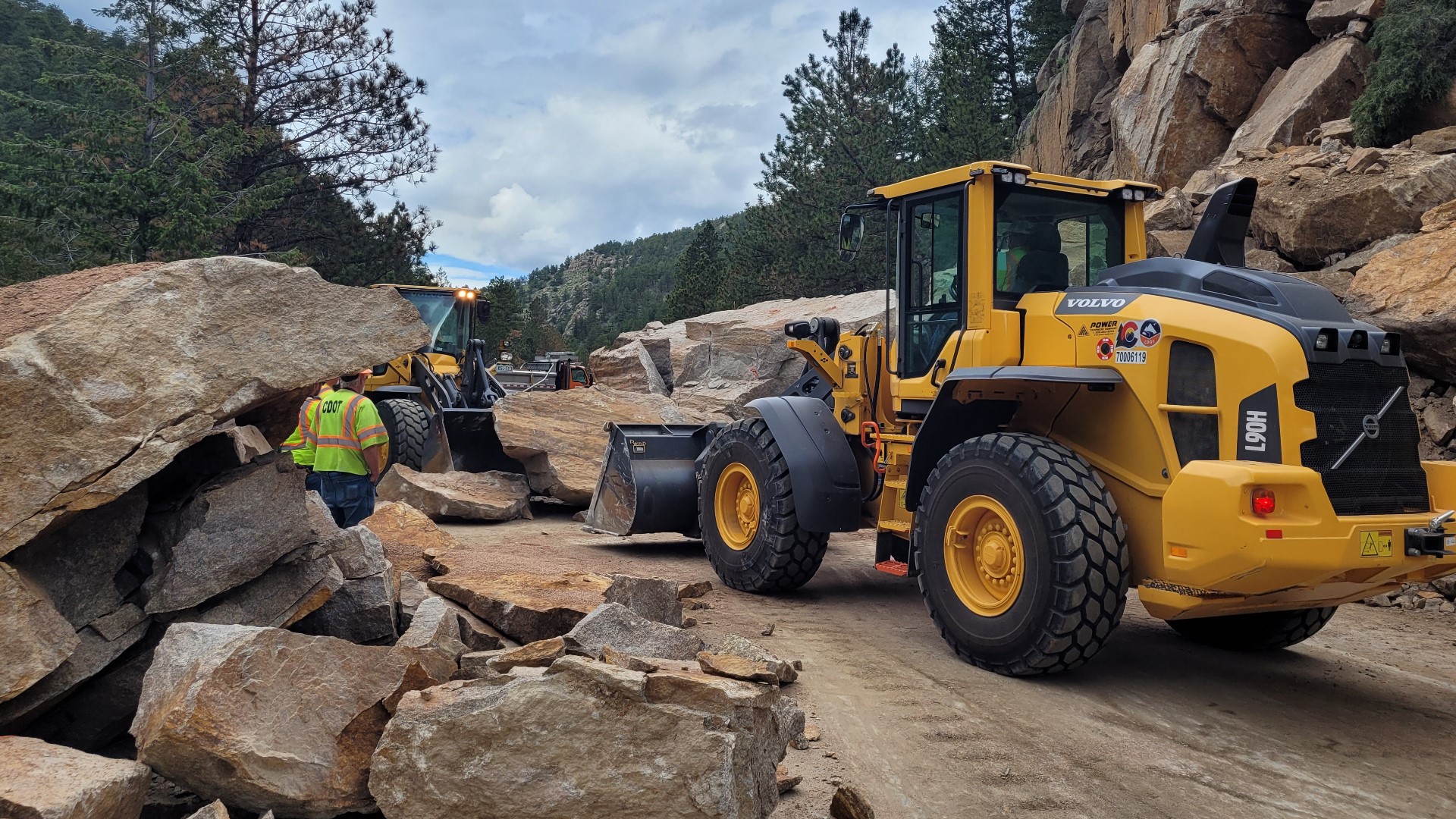 Colorado Highway 7 remains closed after major rockslide | 9news.com