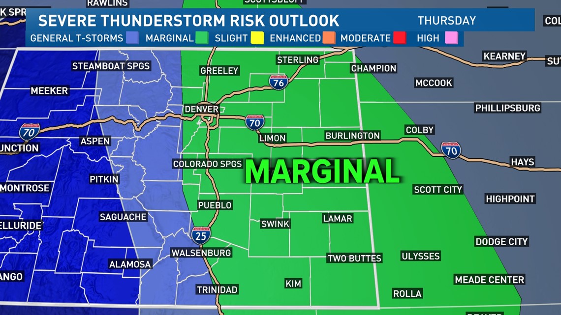 Colorado weather: Severe storms Wednesday, Thursday | 9news.com