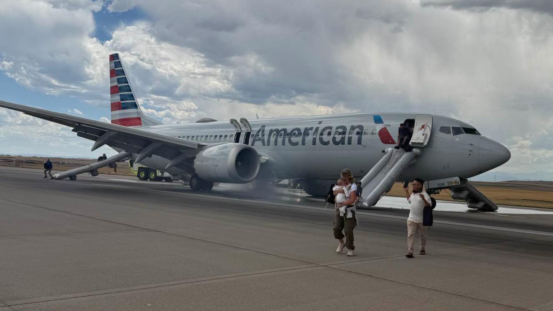 American Airlines flight evacuated at DIA | 9news.com