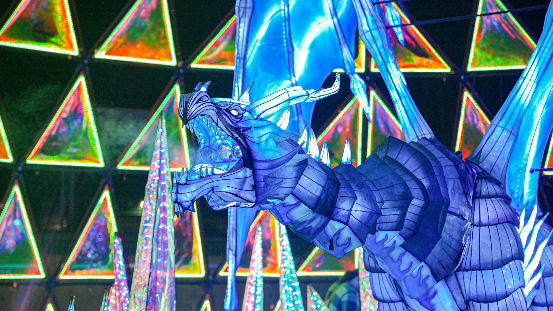 Denver's Four Mile park lights up with glowing lanterns | 9news.com