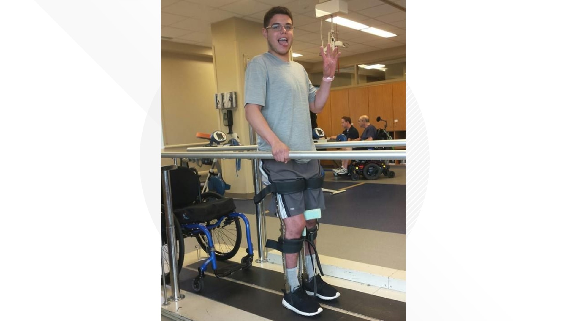 Professional skier throws first double backflip on sit ski | 9news.com