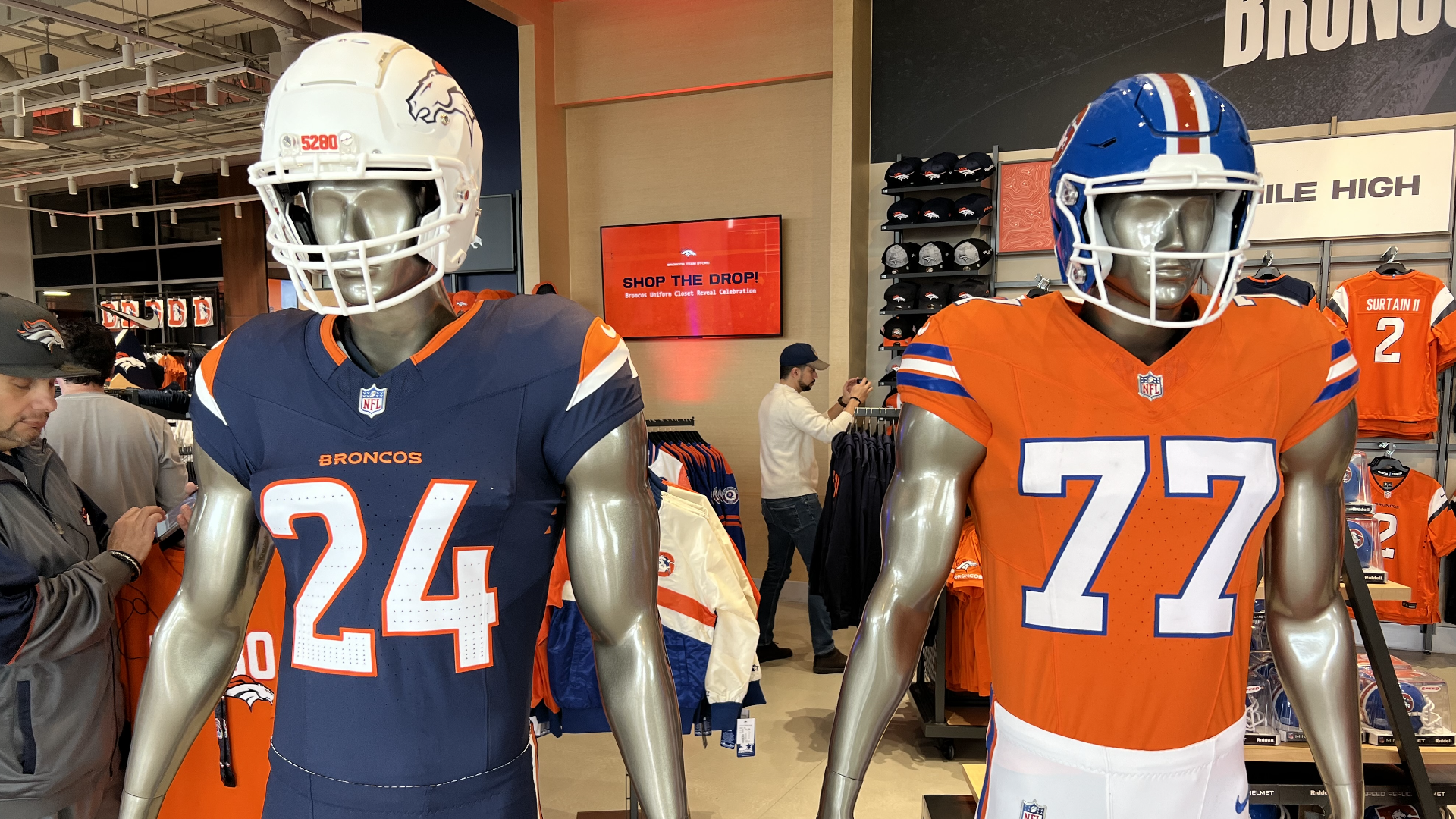 Broncos to wear 1977 throwback uniforms in 3 games | 9news.com