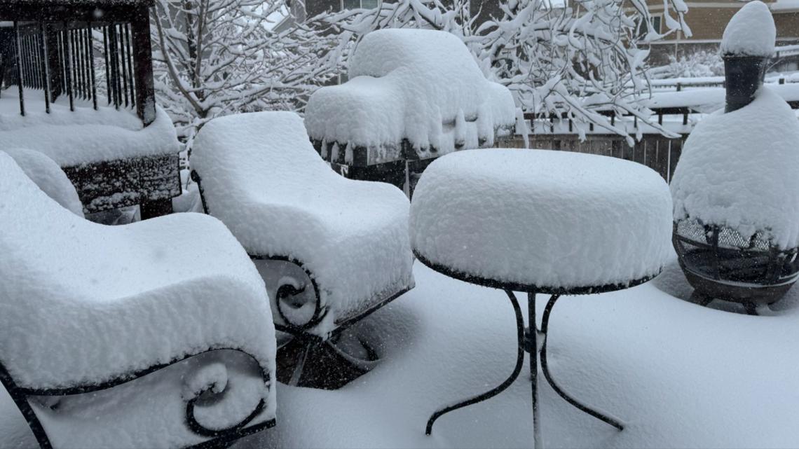 Snow totals: Here's how much snow Denver and Colorado have gotten ...