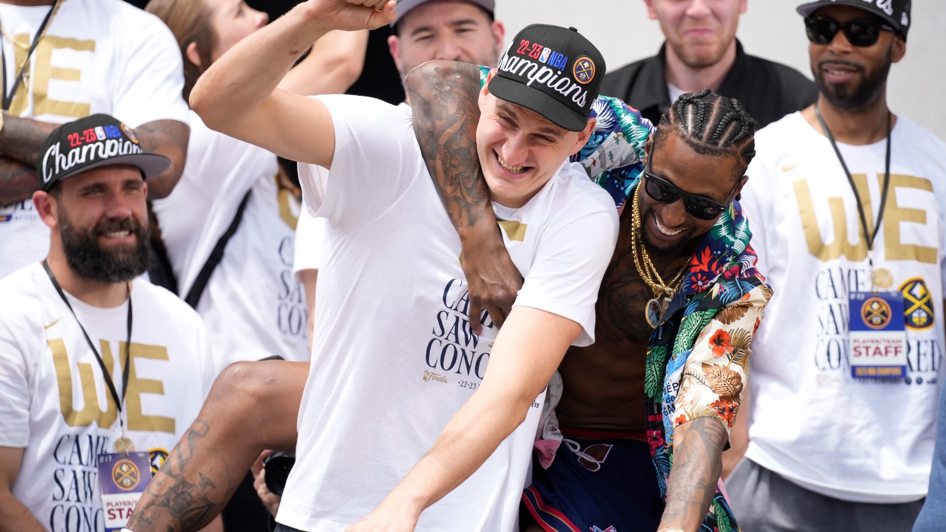Nuggets parade 2023: Denver celebrates NBA championship Thursday ...