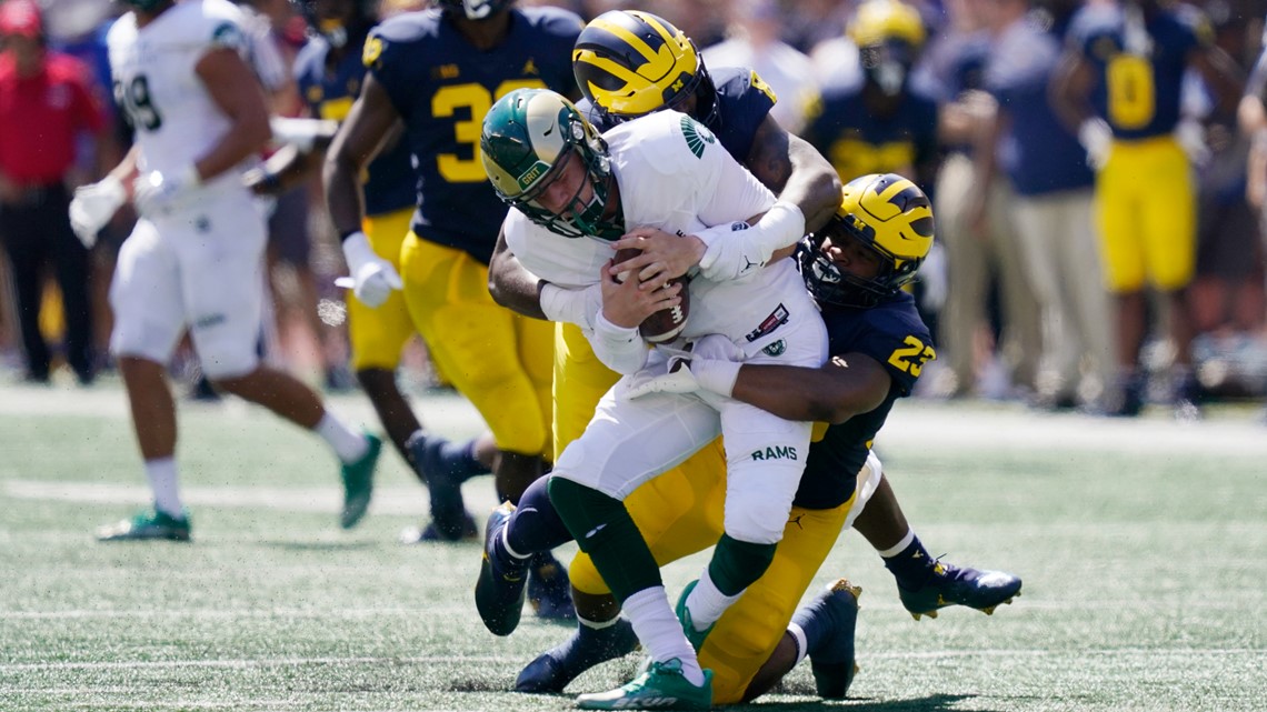 Michigan routs Colorado State 51-7 as defense shines | 9news.com