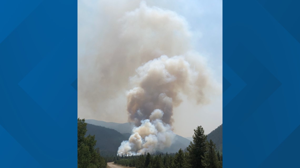 Grand County fire: Evacuations ordered near Hot Sulphur Springs | 9news.com