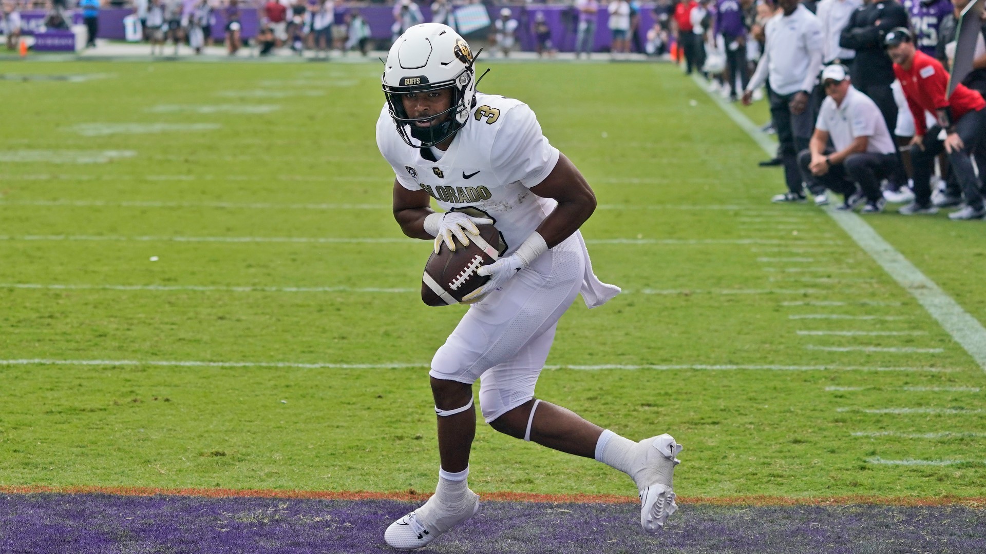 Coach Prime debuts new white and gold uniforms in Colorado debut ...