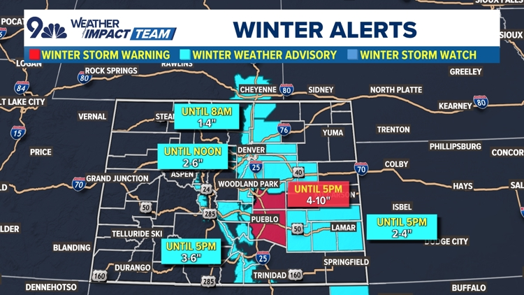 School closings, snow delays in Colorado on Tuesday, Jan. 7 | 9news.com