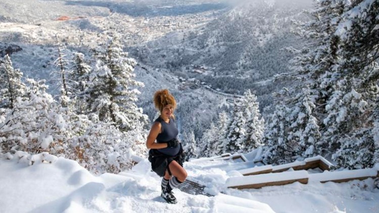 First woman records 1,000 laps on popular Manitou Incline | 9news.com