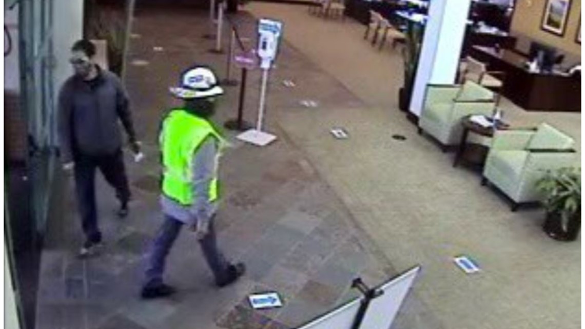 Photos of suspect in bank robbery at University and Colorado | 9news.com