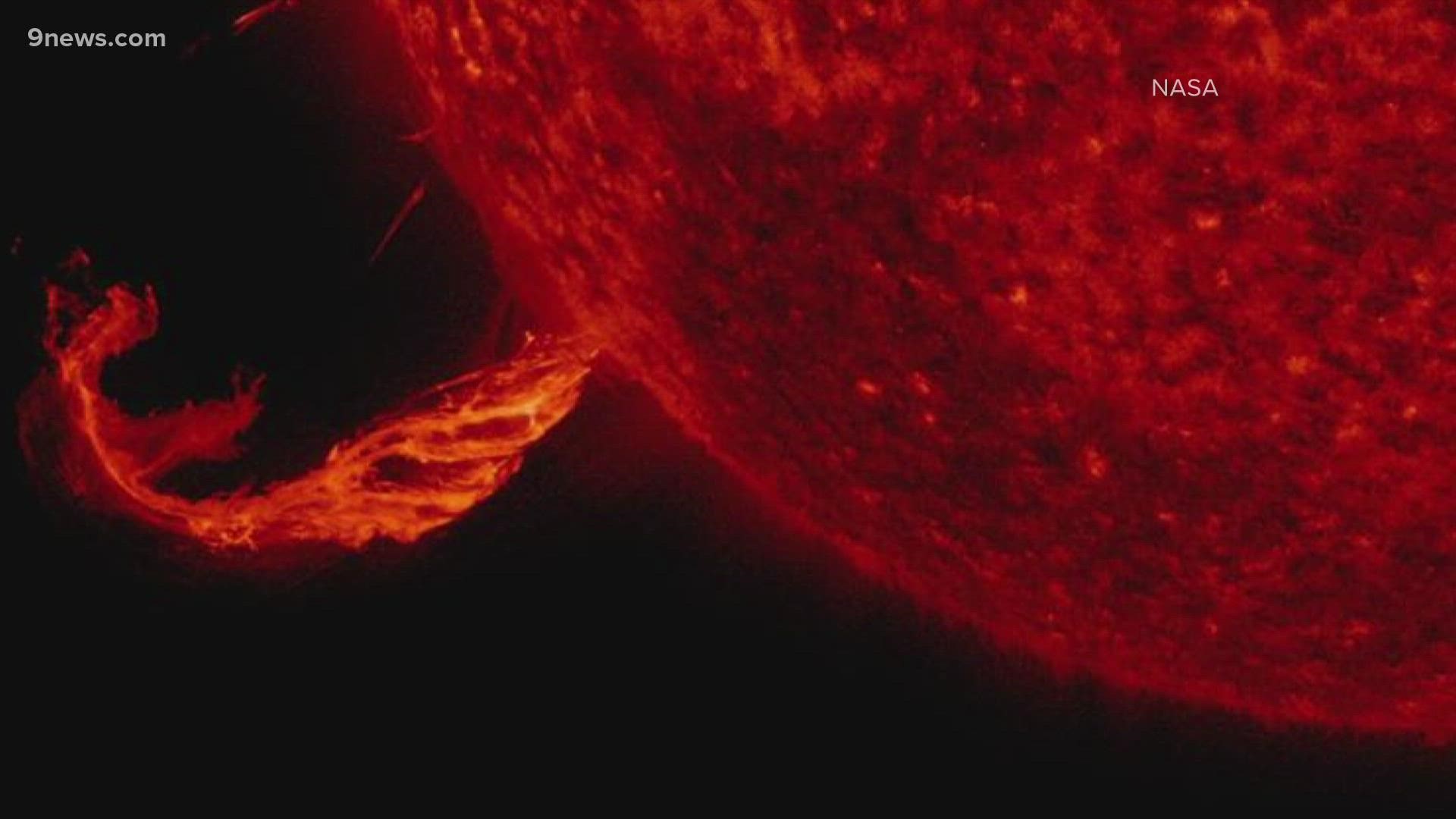 CU study says coronal mass ejection could fry satellites, crash power ...
