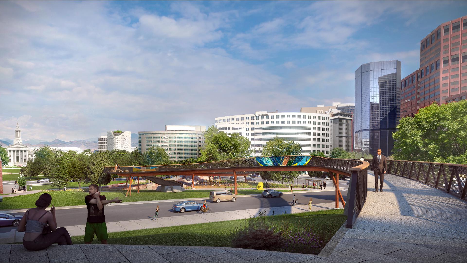Colorado 150 Pedestrian Walkway renderings | 9news.com