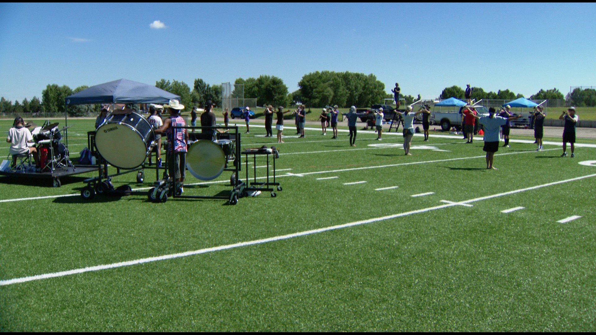 Brighton marching band in pursuit of 5A state championship | 9news.com