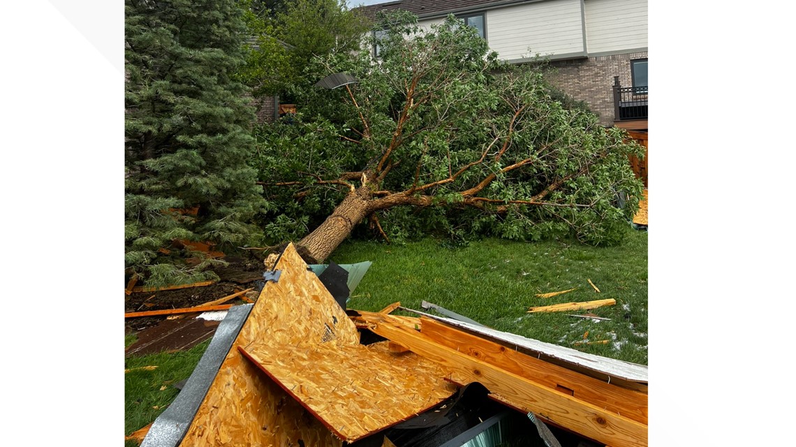 Tornado causes damage in Highlands Ranch, Colorado | 9news.com