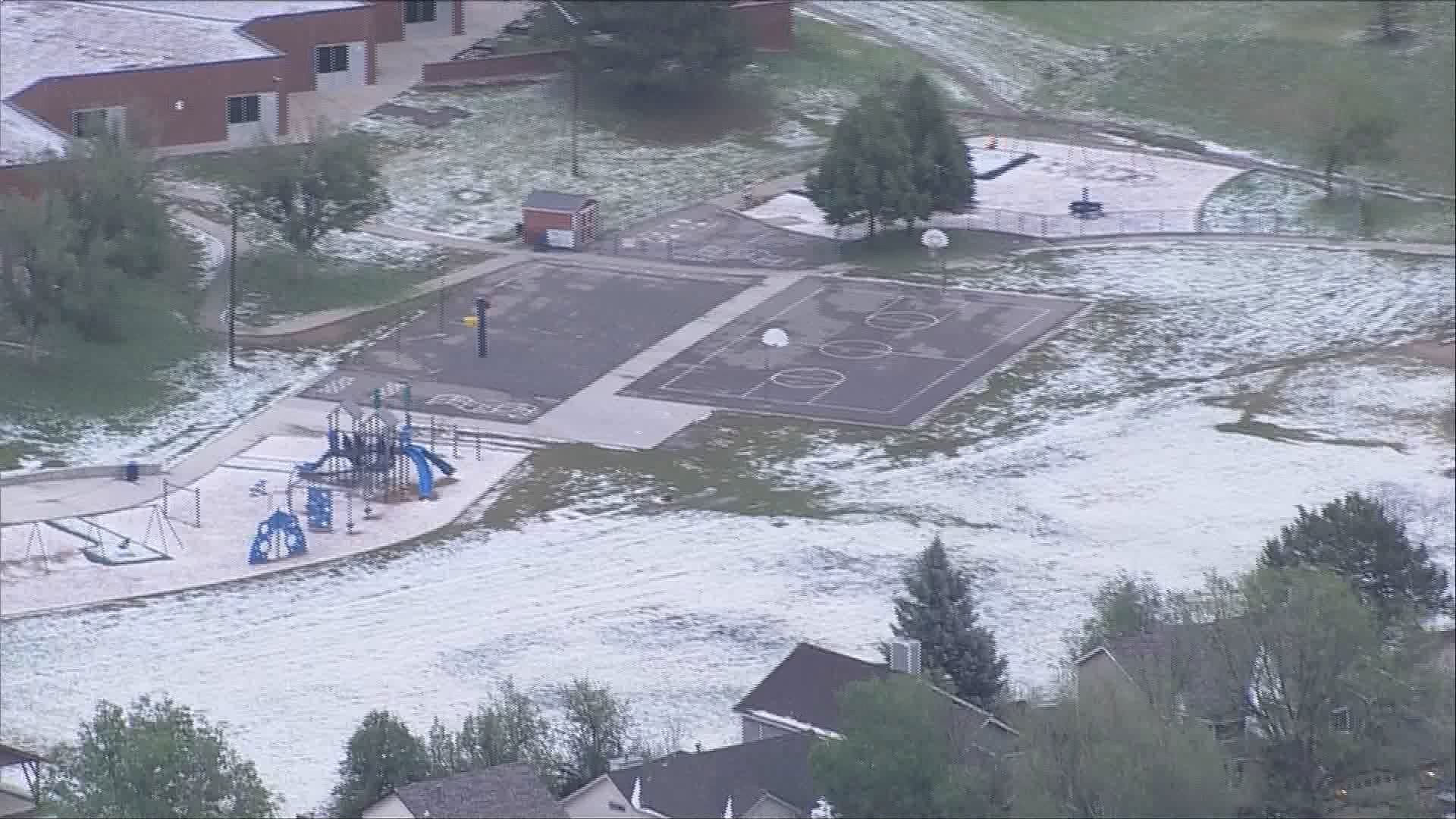 Hail size reports from Denver area thunderstorm | 9news.com