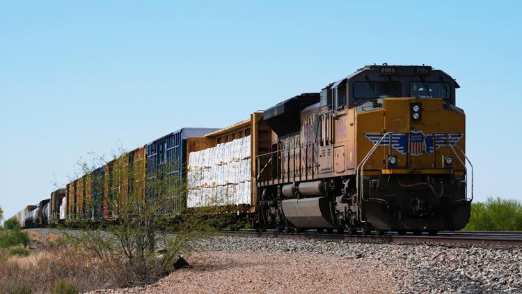 Train derails Tuesday night in Mesa County | 9news.com