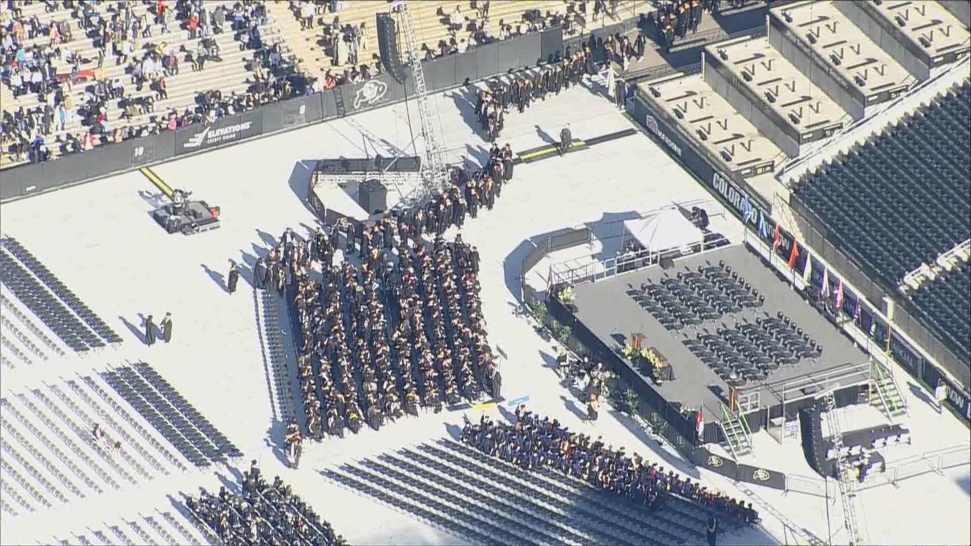 CU Boulder spring 2025 graduation ceremony | 9news.com
