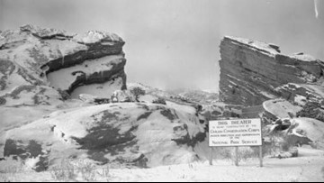 Red Rocks, Colorado history, vintage photos | 9news.com
