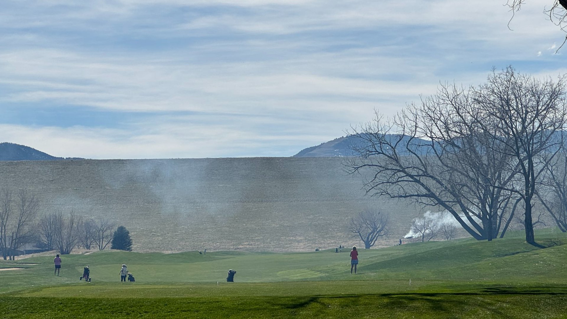 Crews extinguish several small fires on Lakewood golf course | 9news.com