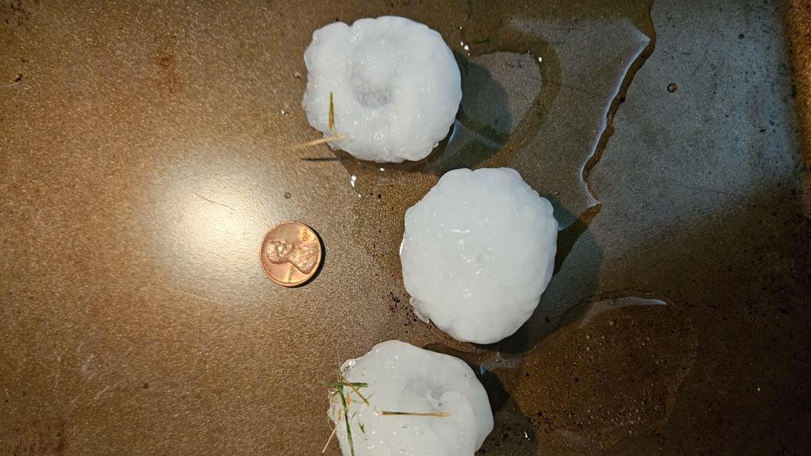 Hail thunderstorm hits Denver metro area Thursday night | 9news.com