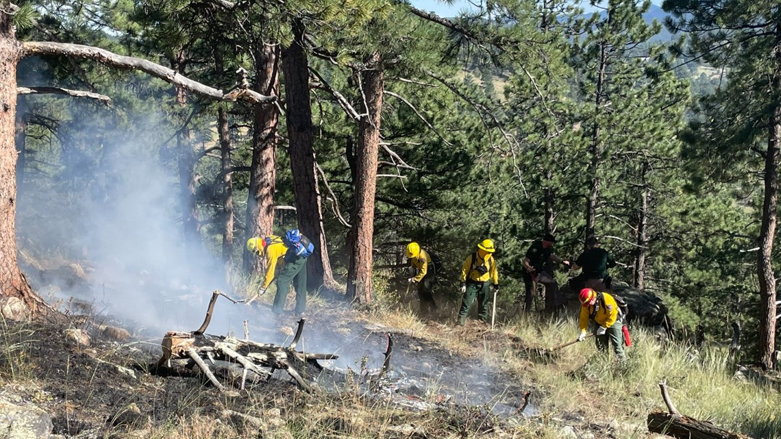 Homes under pre-evacuation near Evergreen wildland fire | 9news.com