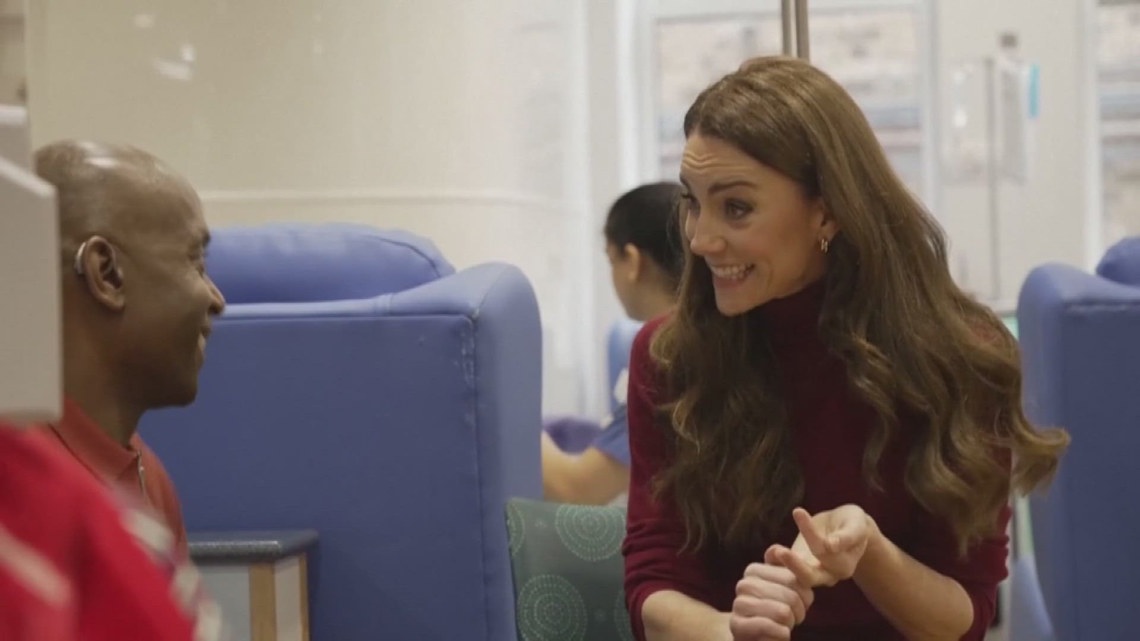 Kate Middleton, Princess of Wales, visits cancer patients | 9news.com