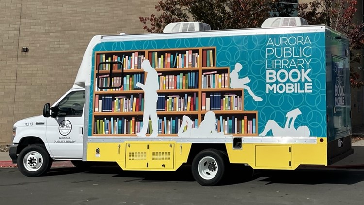 Aurora Public Library launches new bookmobile with a city tour | 9news.com