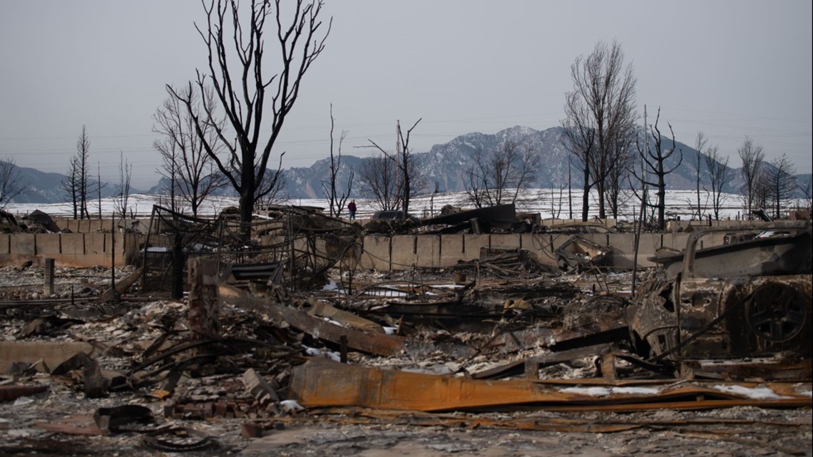 Marshall Fire map shows structures destroyed, damaged in wildfire ...