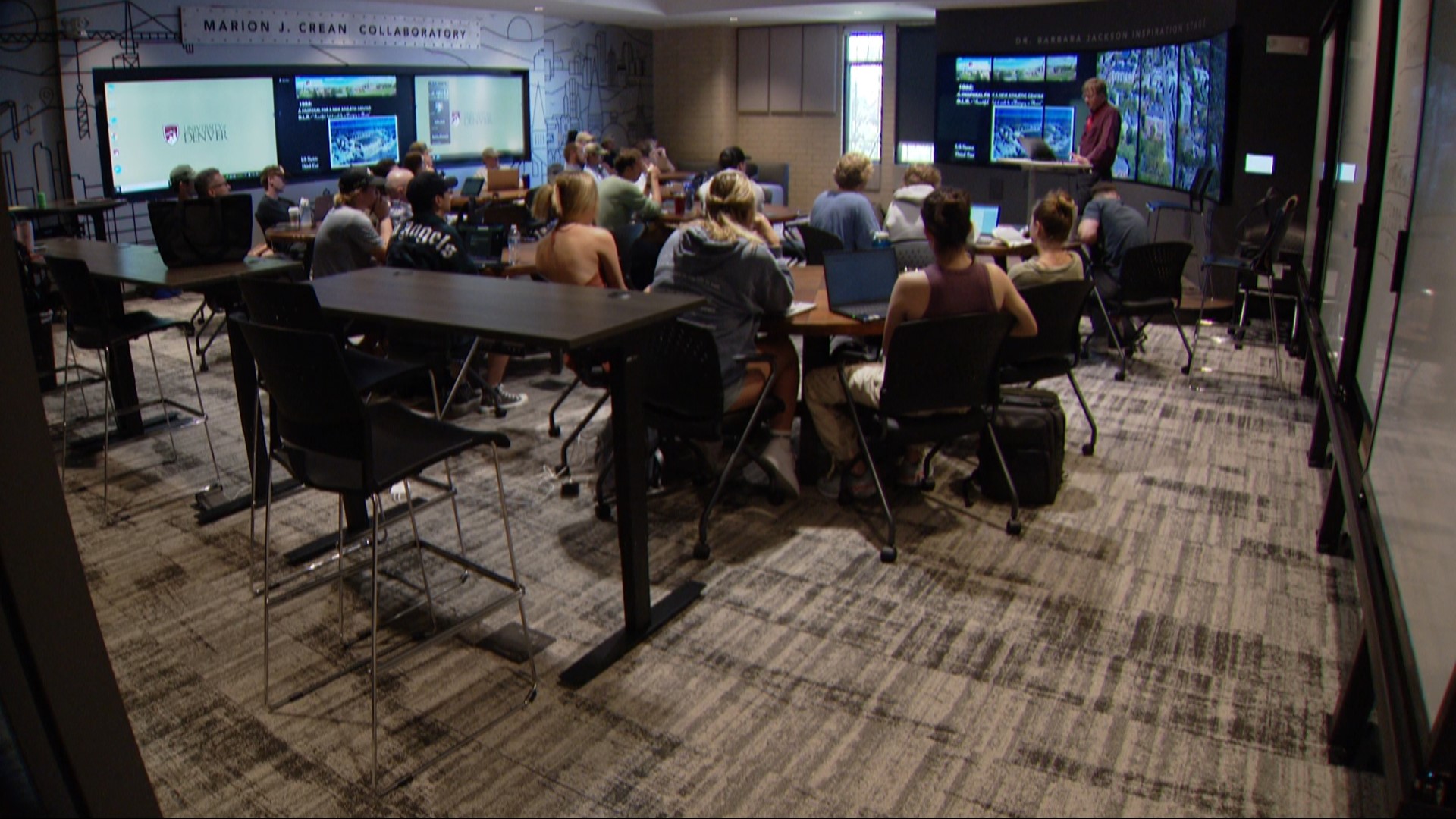 High-tech classroom at Daniels College of Business at DU | 9news.com