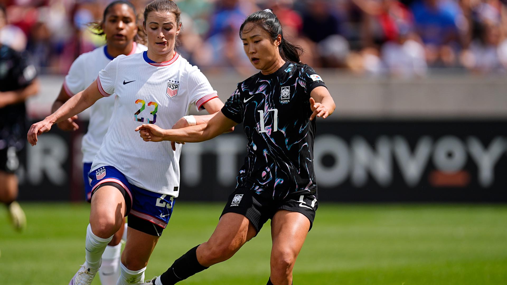 Mallory Swanson stars for USWNT in victory over South Korea | 9news.com