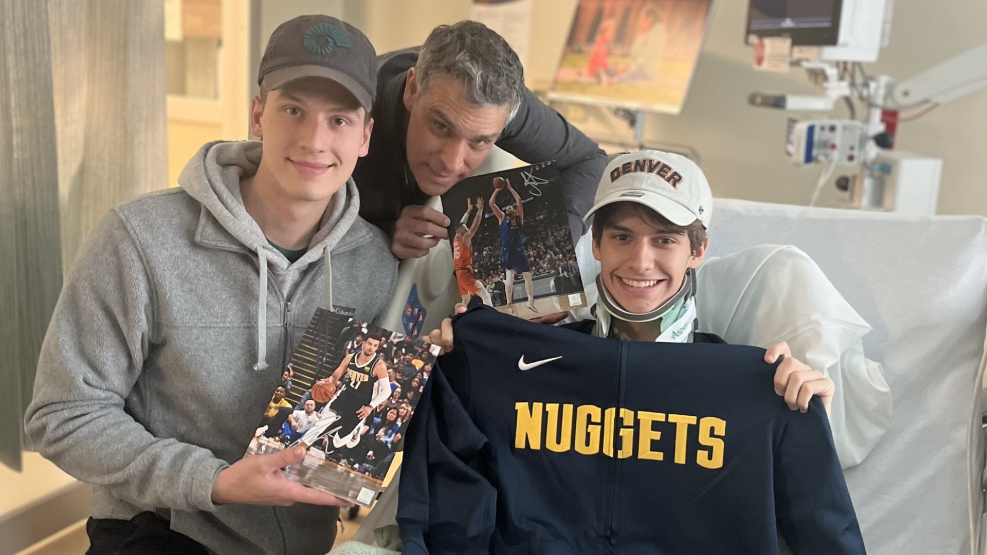 Father and son find path to recovery through Denver Nuggets | 9news.com