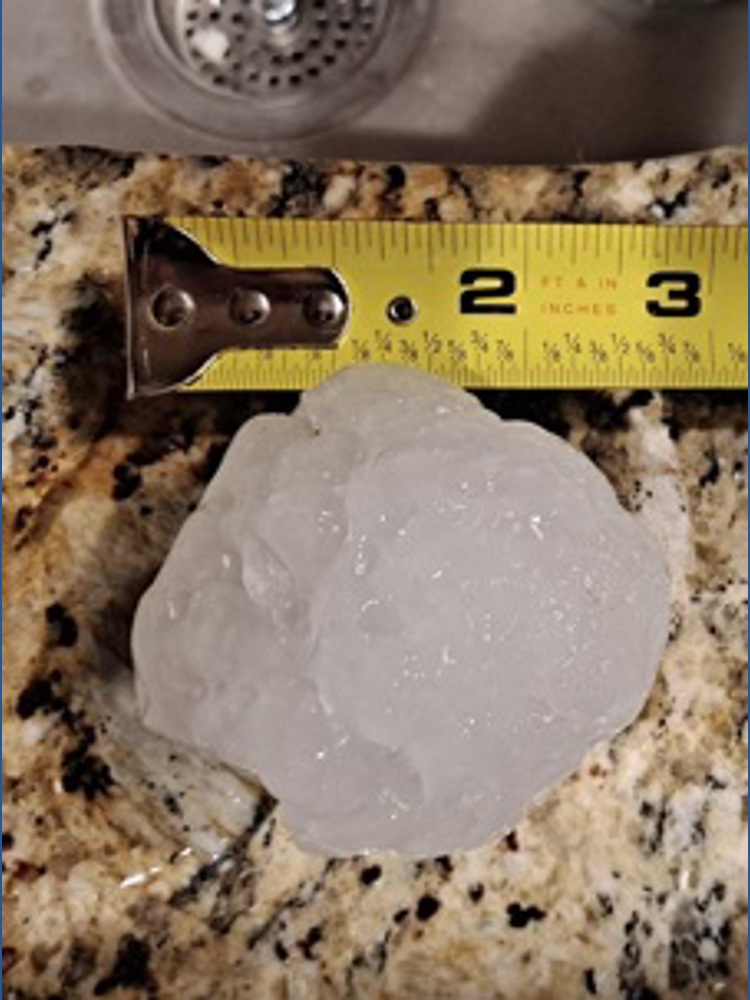 Photos: Severe storms bring large hail to northern Colorado | 9news.com
