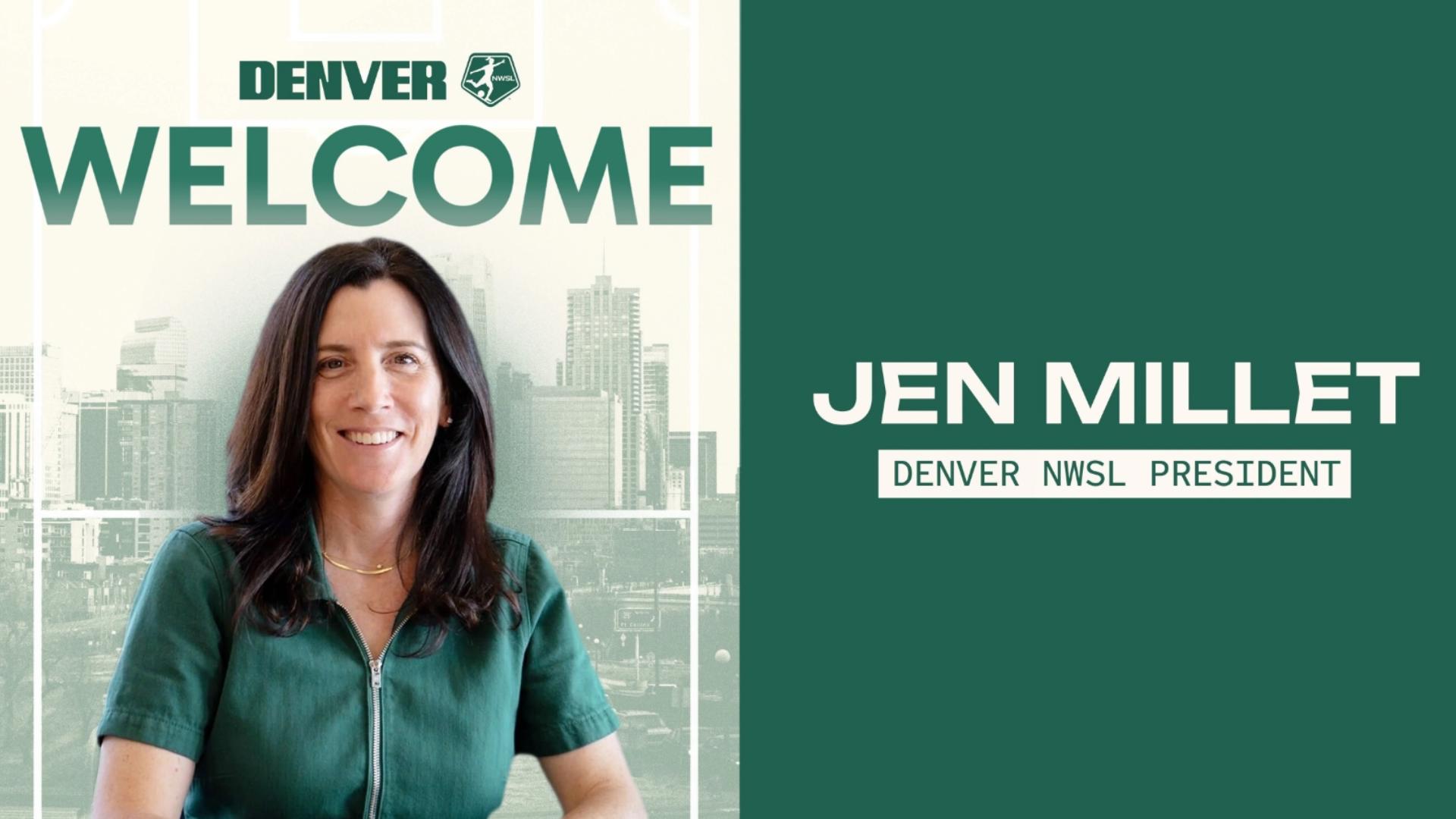 Jen Millet named President of Denver NWSL | 9news.com