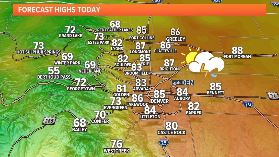 Monsoon moisture continues to flow through Colorado | 9news.com