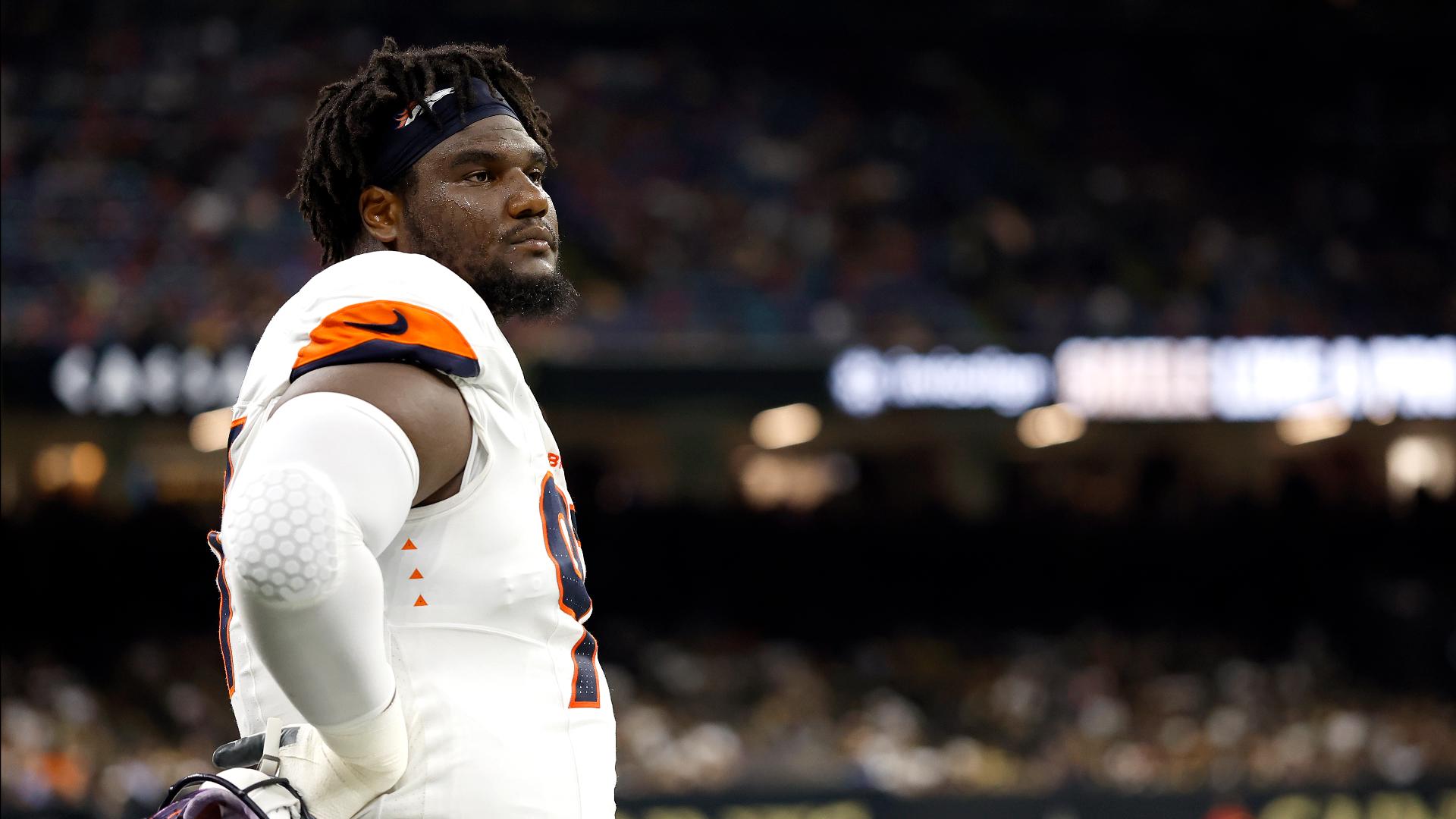 Broncos' Malcolm Roach set to practice after calf injury | 9news.com