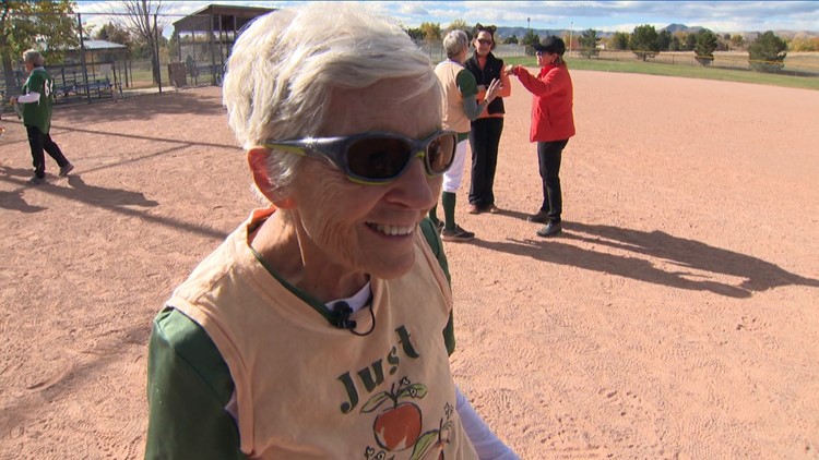 Colorado Peaches softball team features 91-year-old player | 9news.com