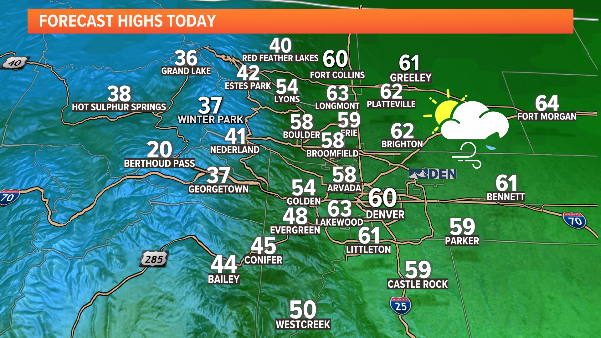 Denver, Colorado, Front Range weather forecast | 9news.com