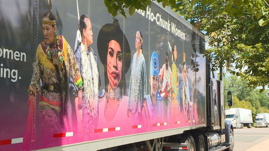 Truck driver raises awareness for murdered indigenous women | 9news.com