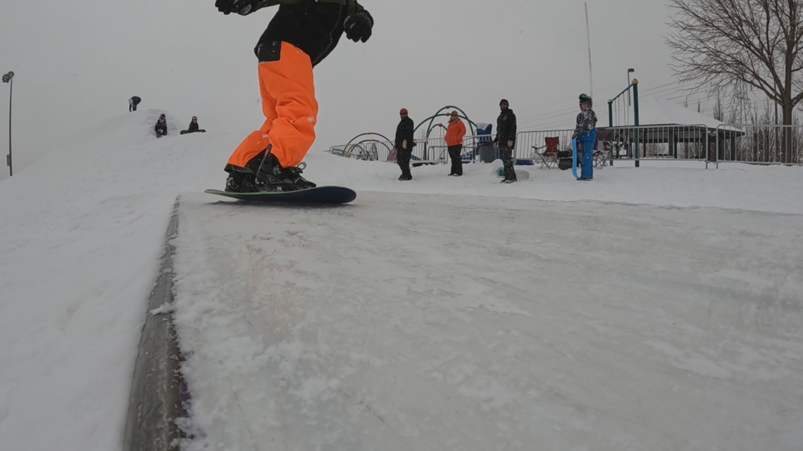Ruby Hill Terrain Park park opens early after Denver snowstorm | 9news.com