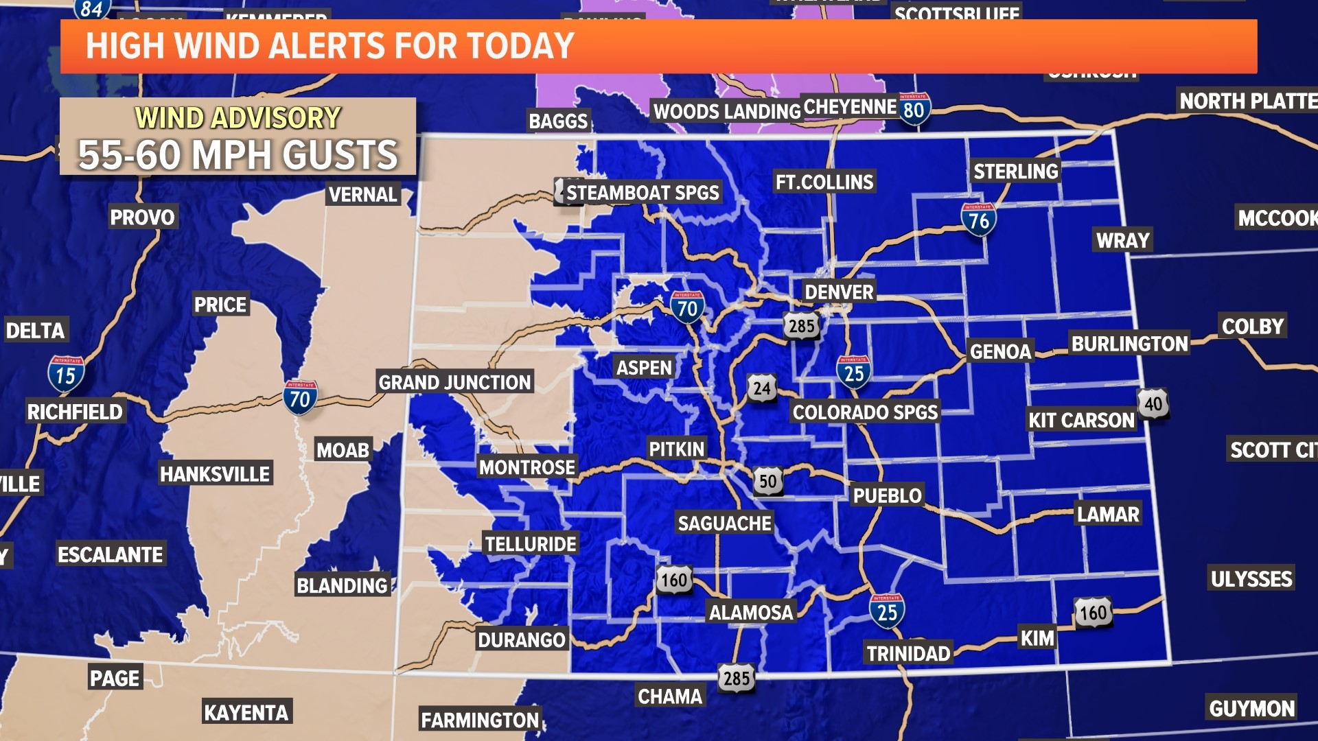 Red Flag Warning for high winds Colorado: Critical fire danger | 9news.com