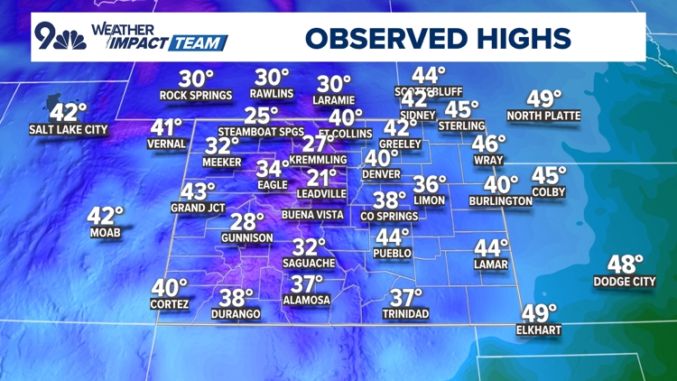 Denver, Colorado, Front Range weather forecast | 9news.com