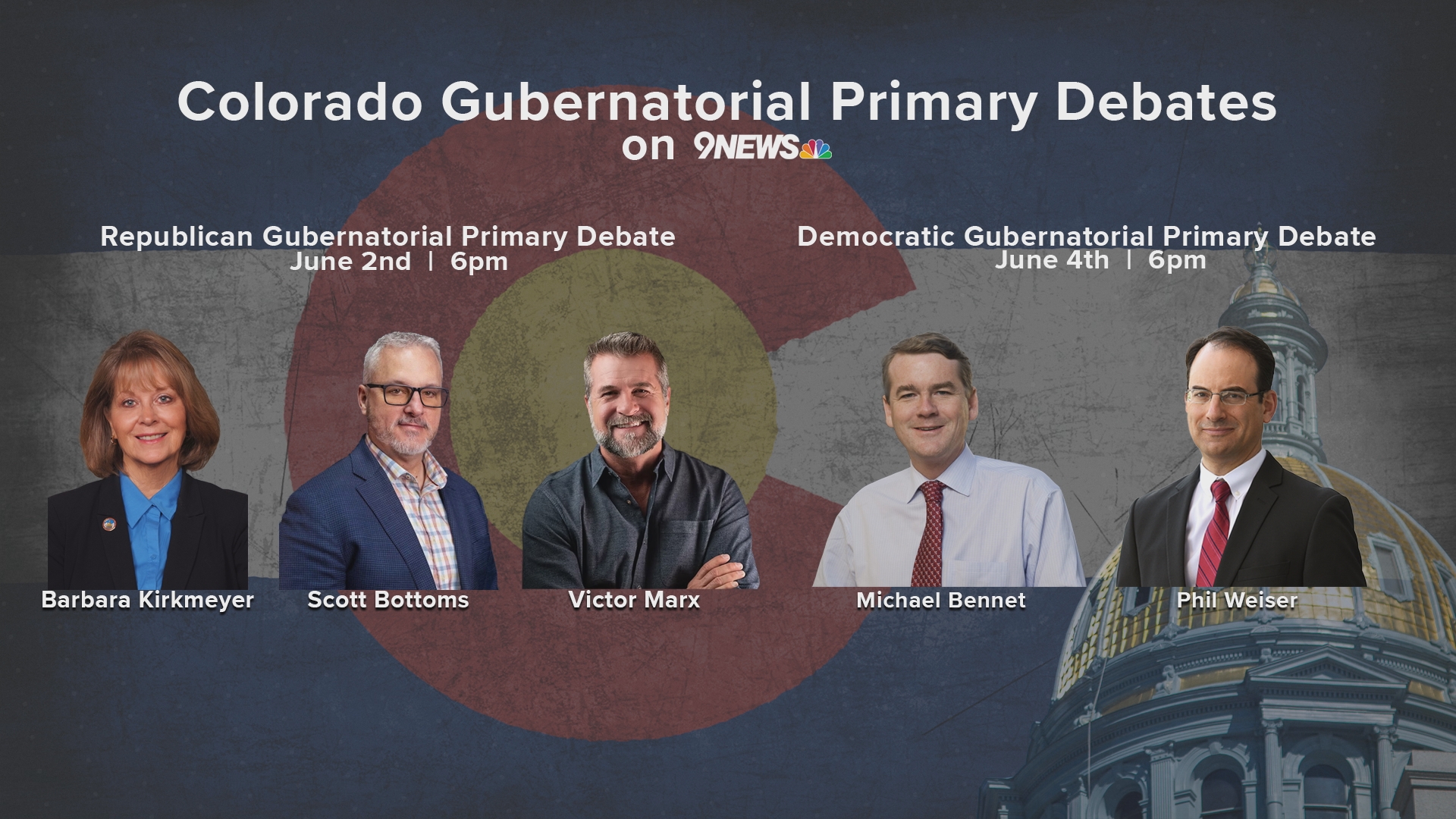 Colorado governor candidates facing off in 9NEWS debates | 9news.com