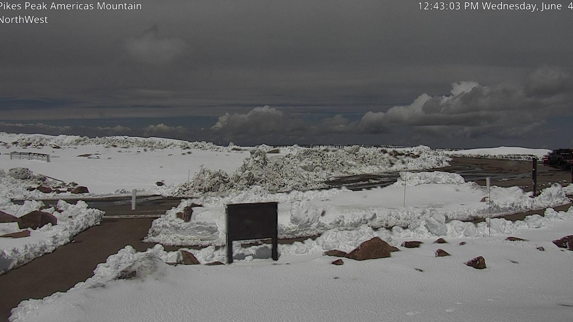 Pikes Peak gets fresh snow in June | 9news.com