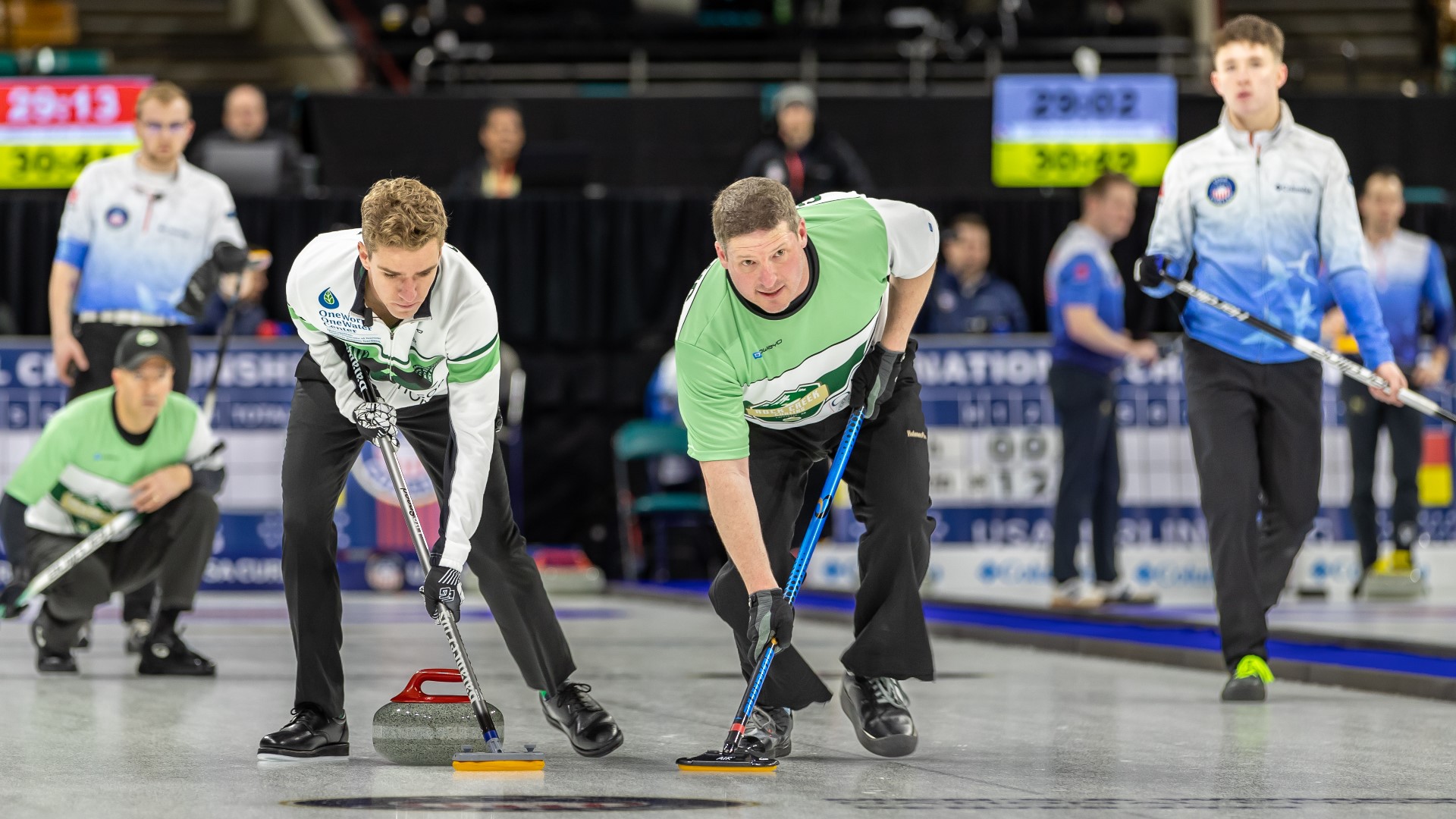 Jared Allen competing at Curling National Championships in Denver ...