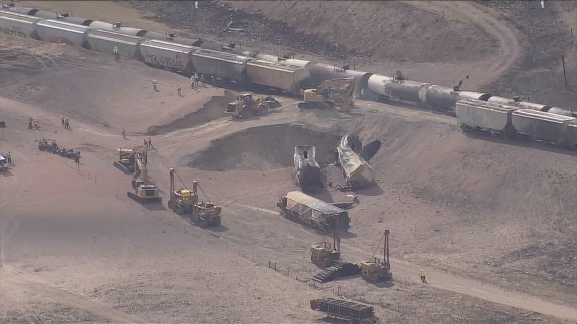 Gas fire in Wyoming seen from northern Colorado put out | 9news.com