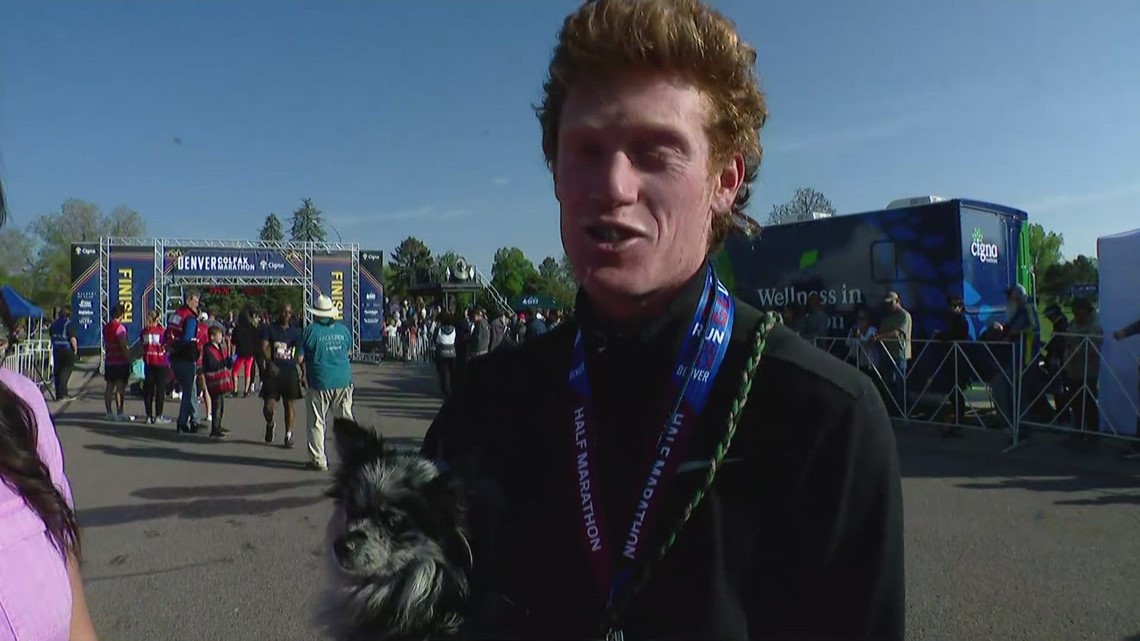 Half marathon finisher: Scott Lieberman from Boulder | 9news.com