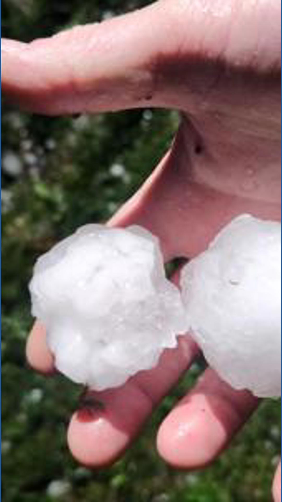 Photos: Severe storms bring large hail to northern Colorado | 9news.com